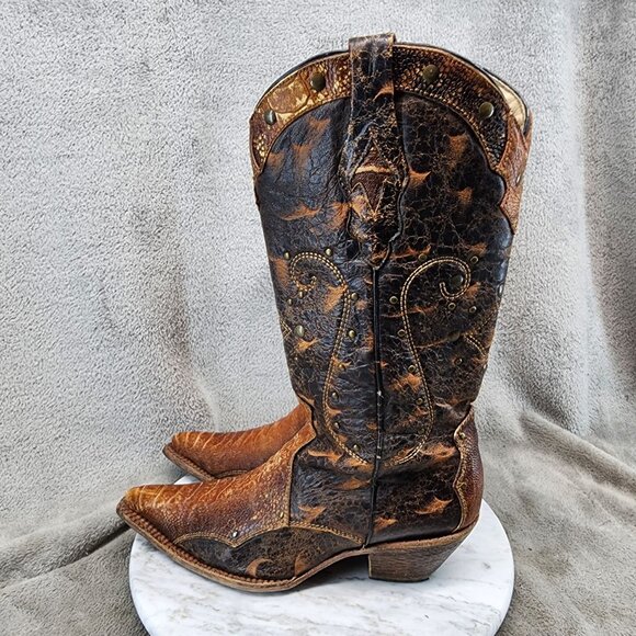 Corral | Shoes | Corral Shoes Womens Size 75 Brown Leather Western ...